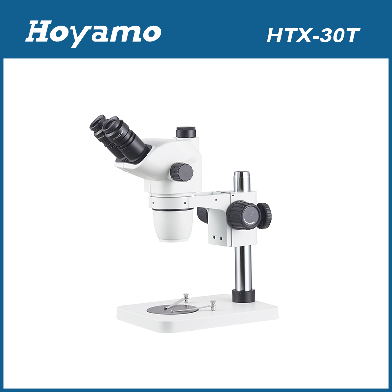 Trinocular Wide-Field Continuous Zoom Stereo Microscope