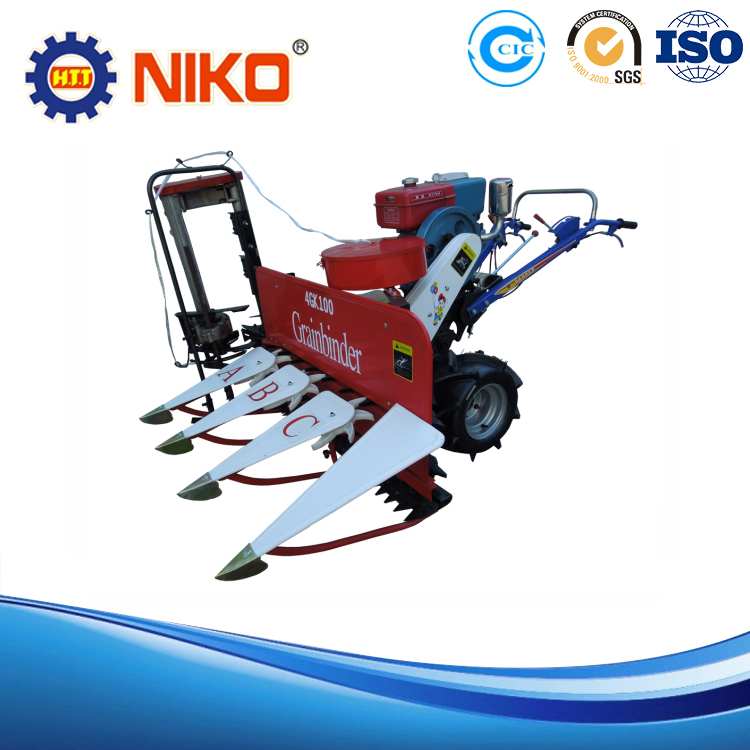 reaper binder for wheat and rice