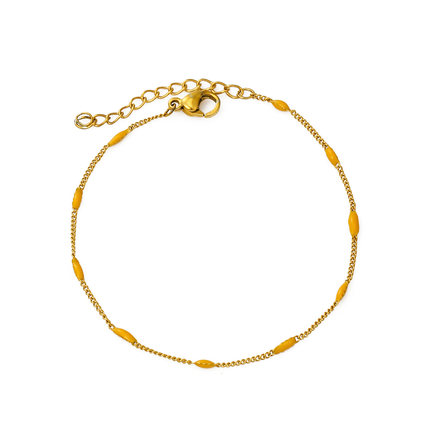 Spring And Summer Beads With Stainless Steel Jewelry For Women's Bracelets