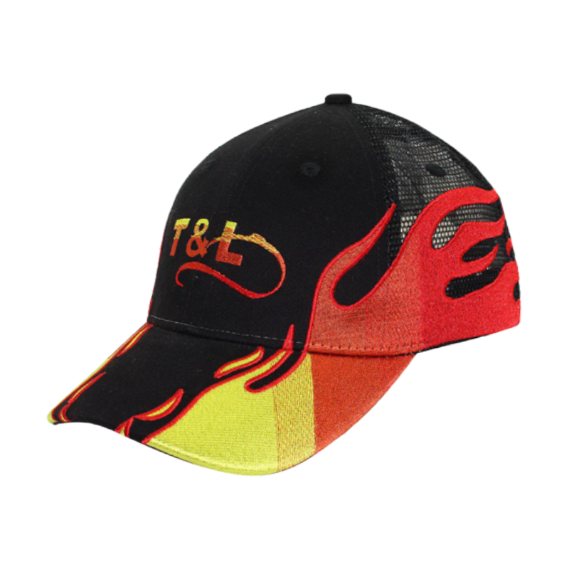 Fashion Cotton Embroidered Mesh cap Custom 6-panel Mesh Trucker Hat