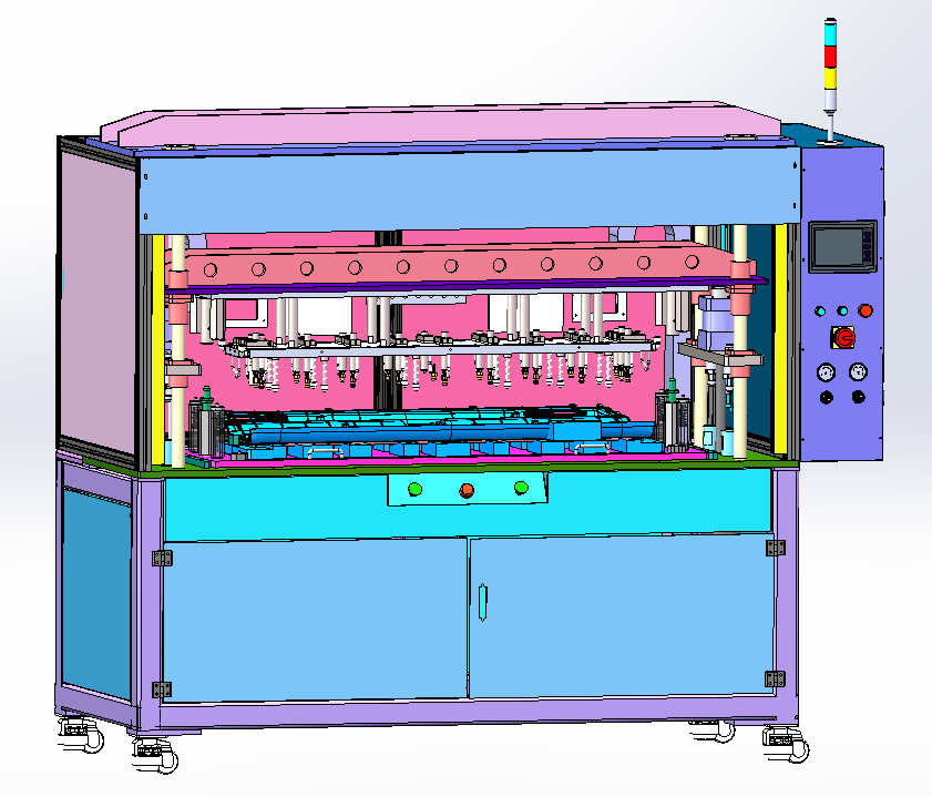Heat riveting machine