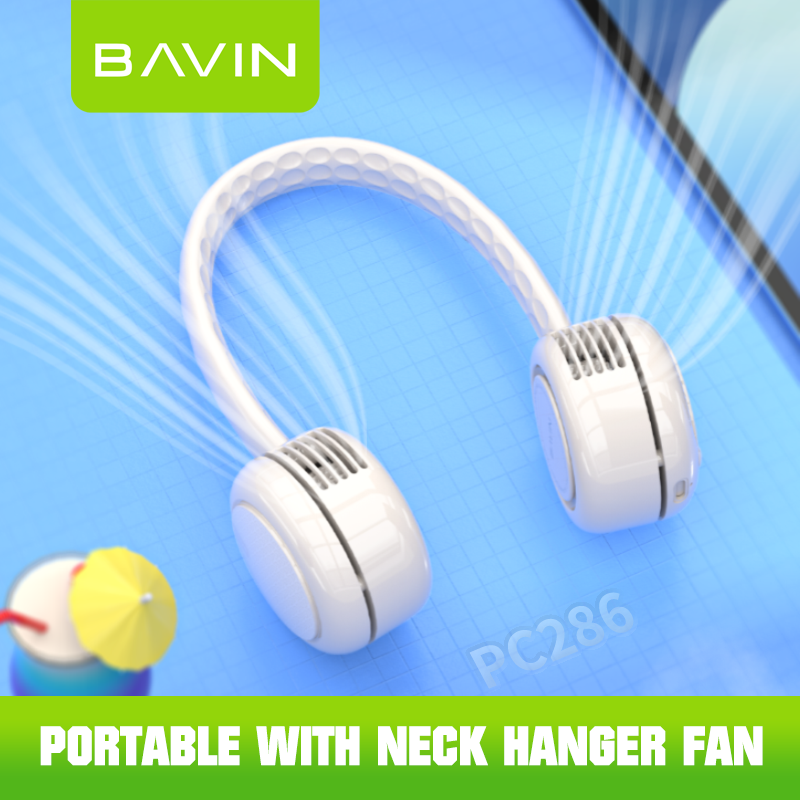 Portable Neck Fan, Hands Free Bladeless Battery Operated Wearable ...