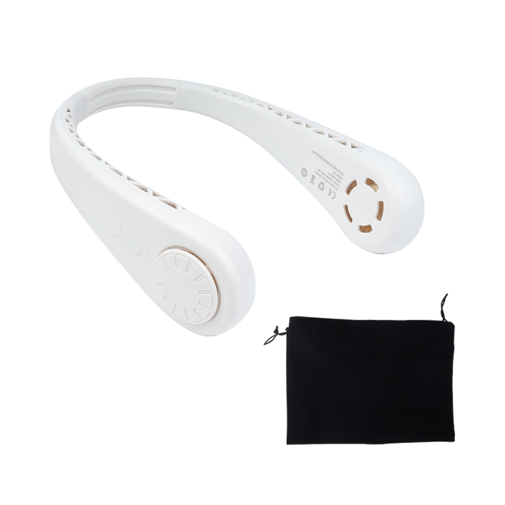 Hands Free Neck Fan Adjustable Wind 3 Speed With A Bag