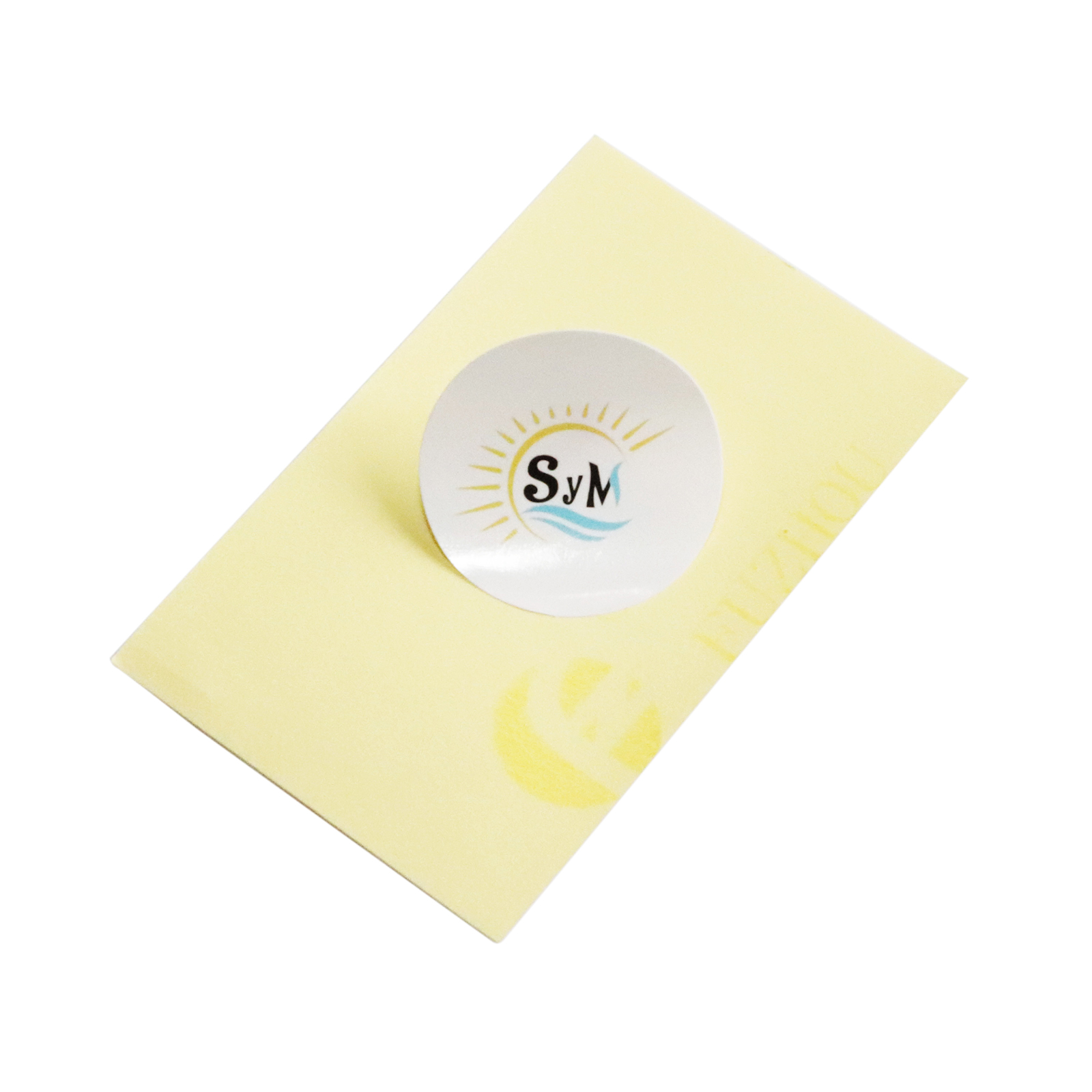 Customized logo coated paper stickers for business birthday stickers ...