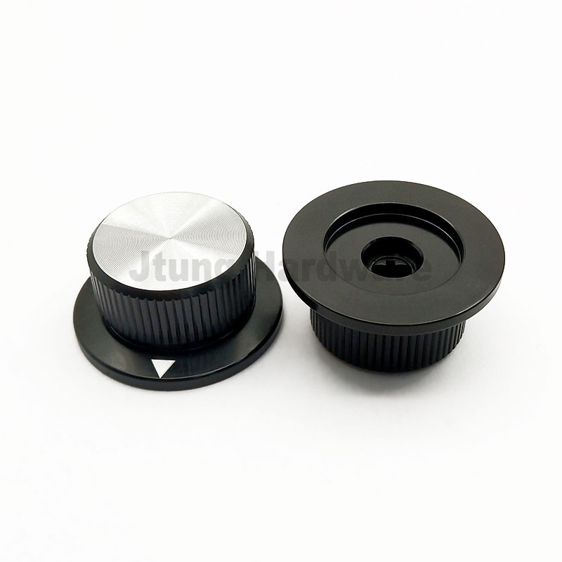 Aluminum Pointer D Shaft Potentiometer Panel Control Knob