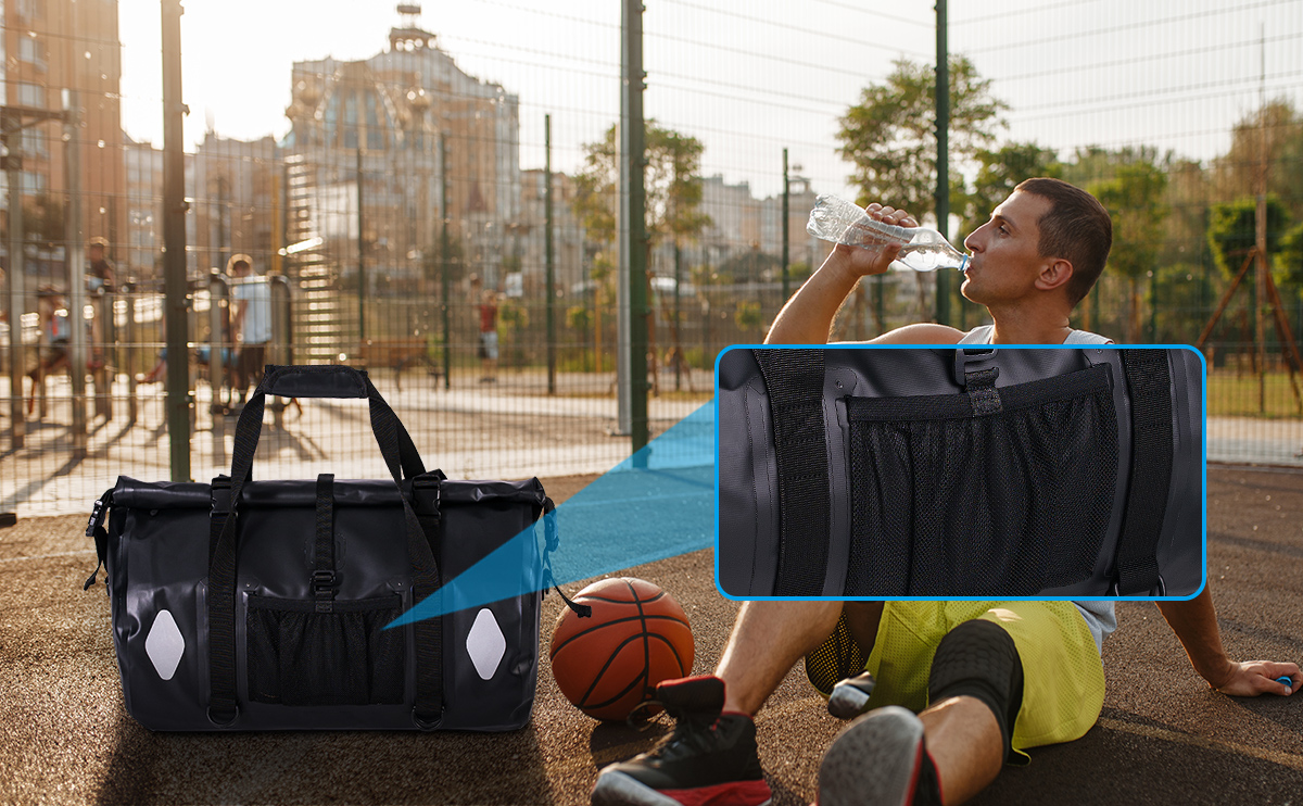 WILD HEART dry duffle bag bike rear rack bag large capacity 20L 30L 40L ...