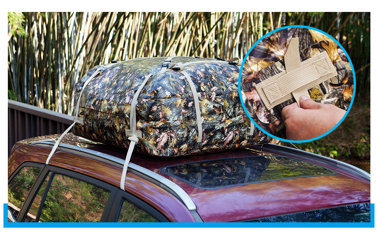 WILD HEART waterproof rooftop cargo carrier roof top bag 335L suitable ...