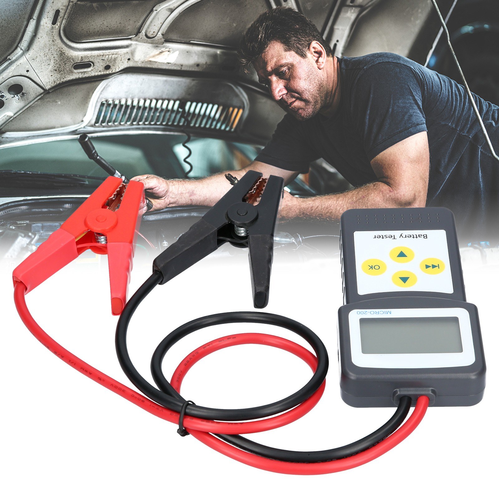 Vehicle 100-2000 CCA 200AH Automotive Load Battery Tester Battery ...