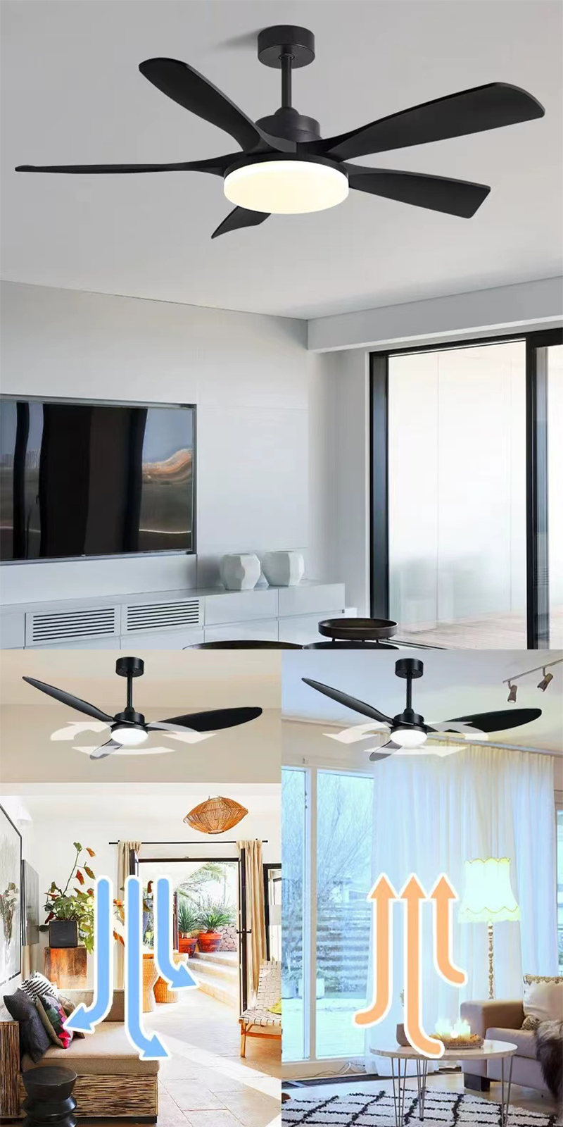 18/32W Led fan lights - OEM ceiling led fan lights