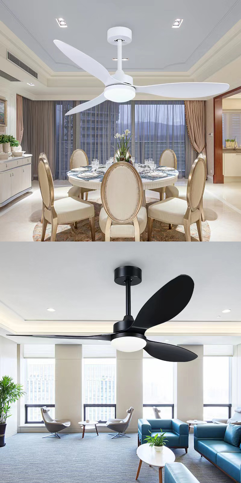 18/32W Led fan lights - OEM ceiling led fan lights