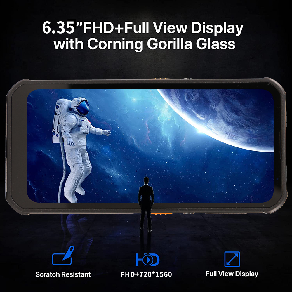 Phonemax New arrival P2 Android10 IP68 waterproof 6.35 inch 8g+128g NFC ...