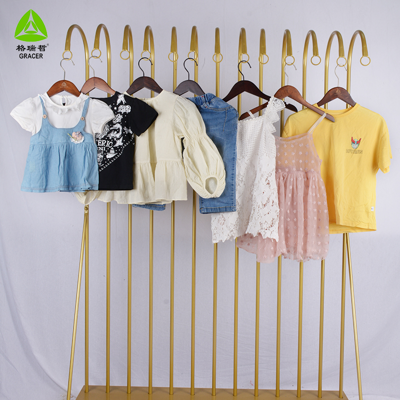 Fashion baby 0-7 years second hand clothing mixed used summer clothes