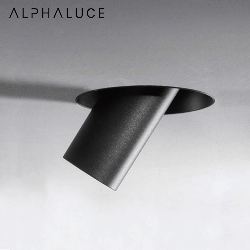 7W led down light dimmable semi surface downlight | ALPHALUCE