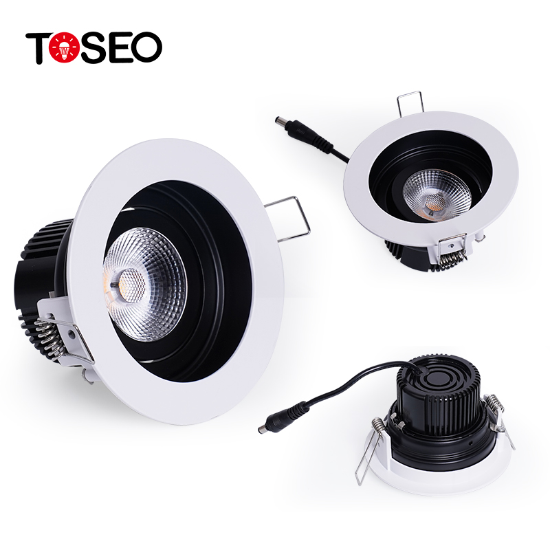 Adjustable 10w Round LED Downlights Dimmable LED Spot Lights