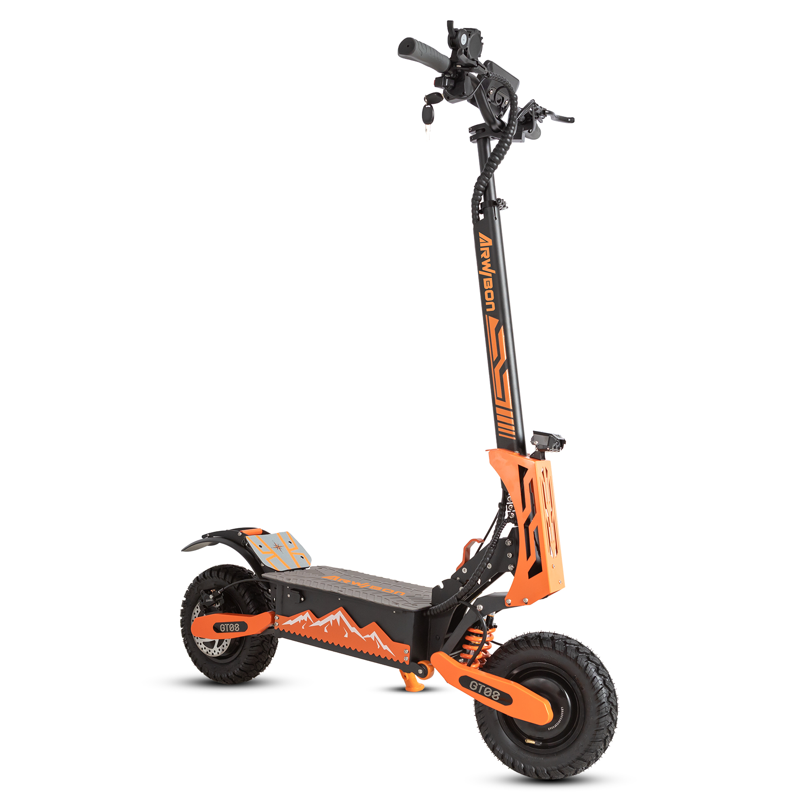 Arwibon GT08 USA Electric Scooter 5600W Dual Motor With Seat Top Speed ...