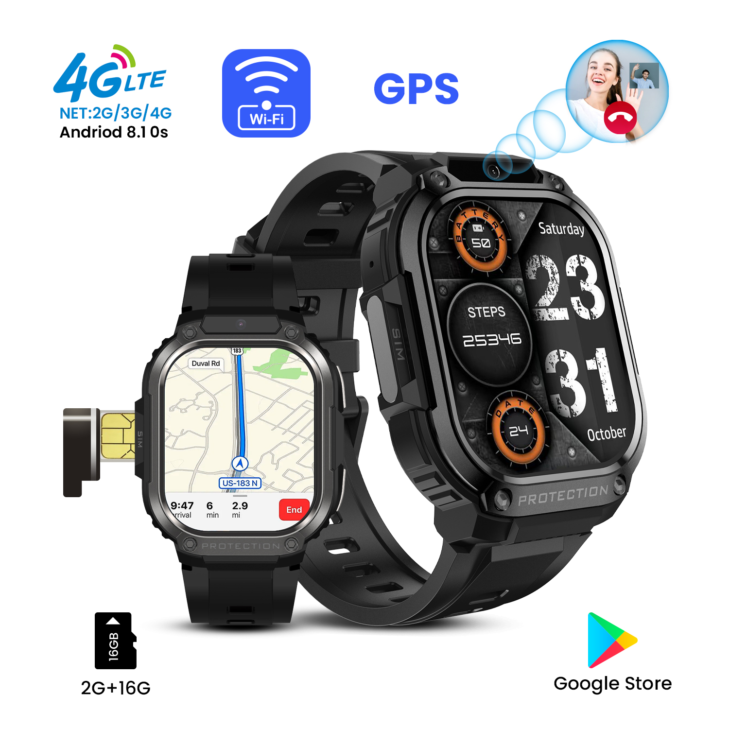 2024 New Wholesale 4G Smart Watch for Men Women wearable devices V21 ...