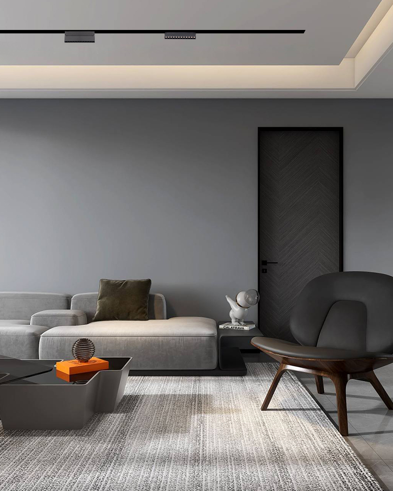 linear track lighting High Quality 15W magnetic track lighting indoor ...