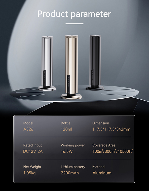 Tabletop Wireless Aroma Diffuser | A326